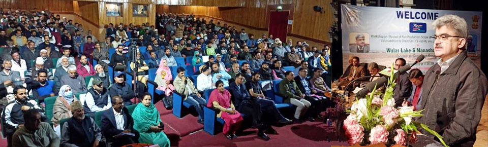 Dulloo addresses workshop on ‘Revival of Fish Production, Scope of ...